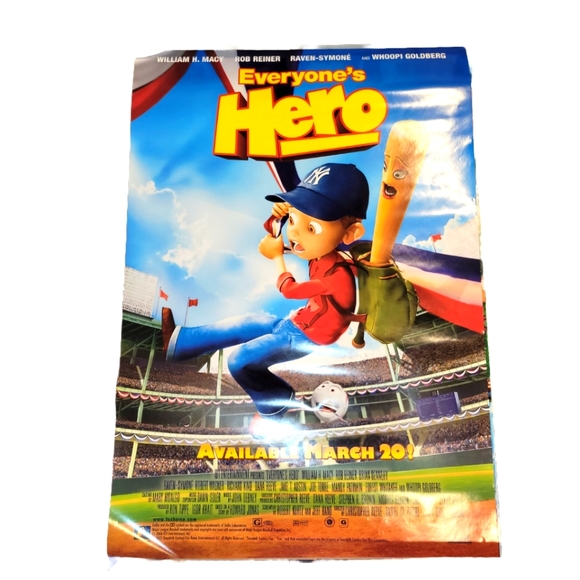 Art | Dvd Movie Release Poster For Everyones Hero | Poshmark